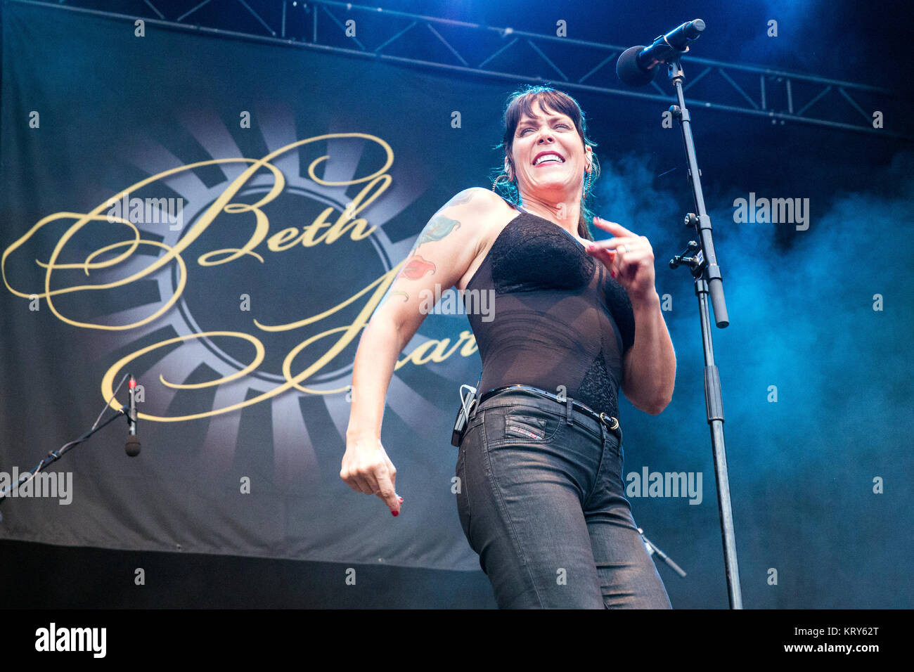 The American singer, songwriter and musician Beth Hart performs a live ...