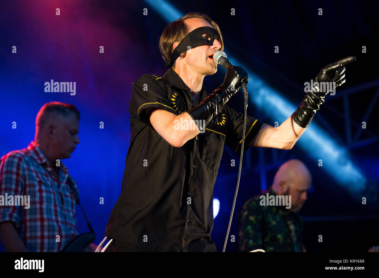 Norway, Fredrikstad – July 22, 2017. The Swedish indie rock band Bob ...