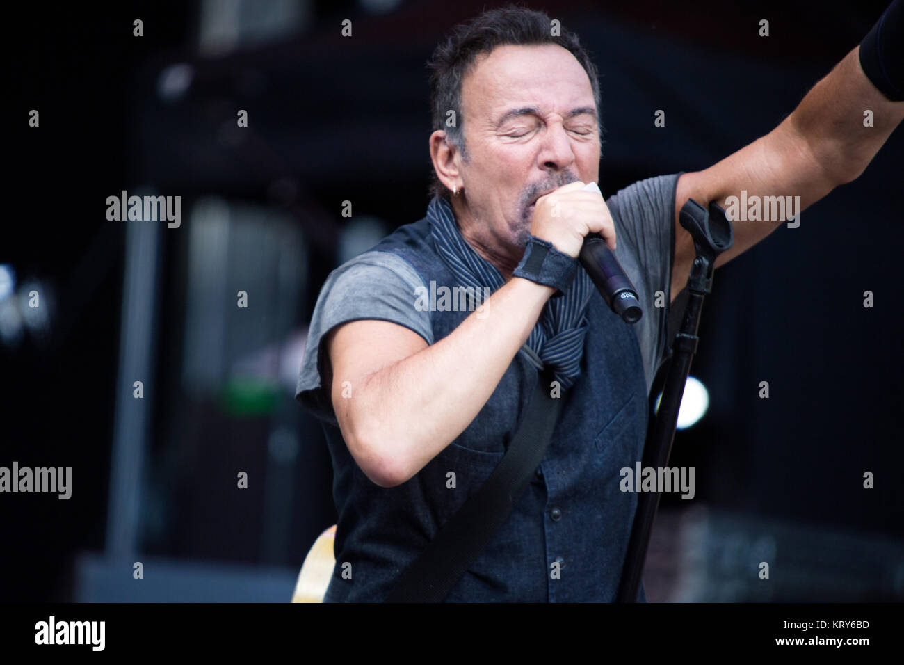 The American singer, songwriter and musician Bruce Springsteen performs ...