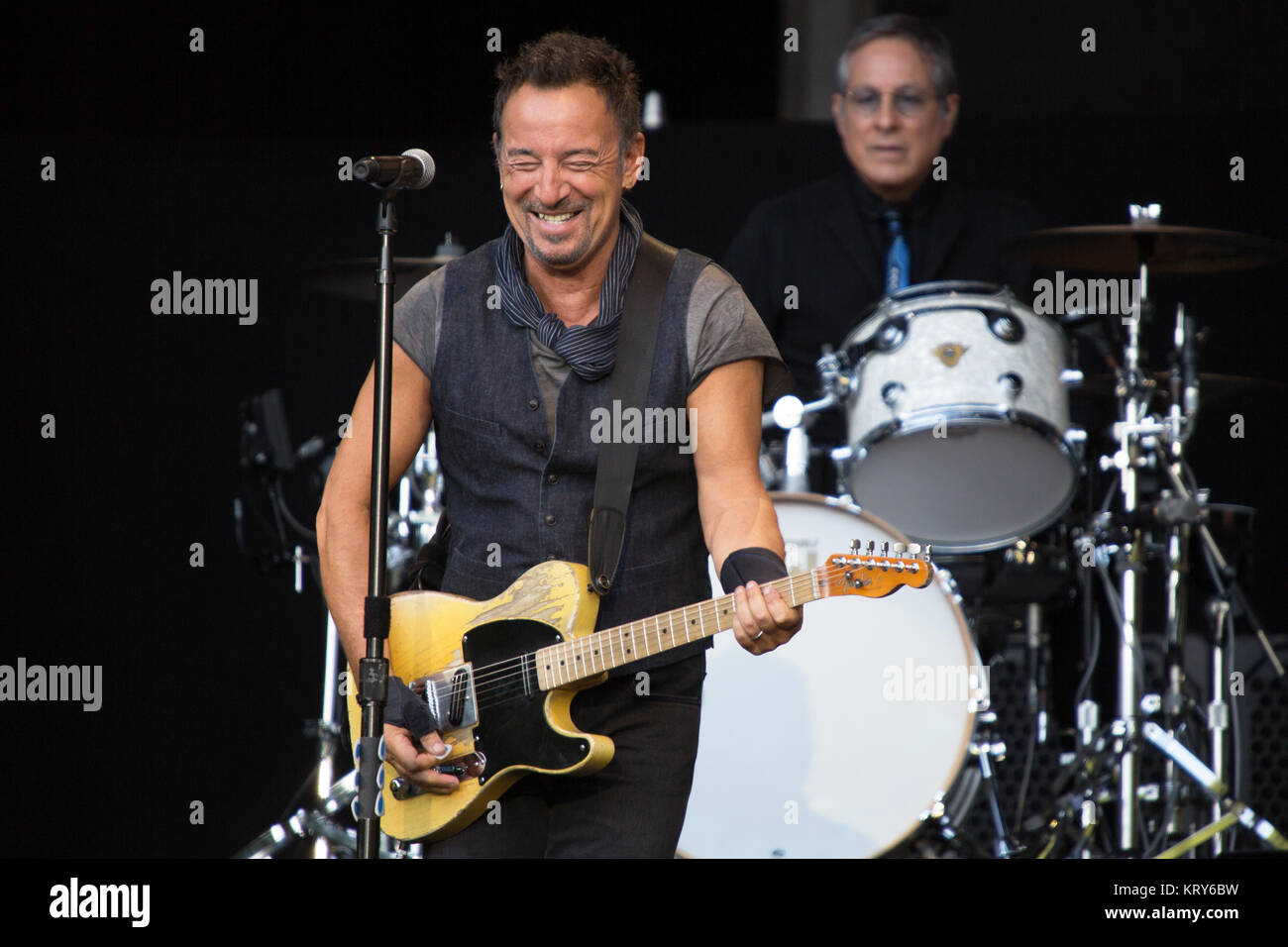 The American singer, songwriter and musician Bruce Springsteen performs ...