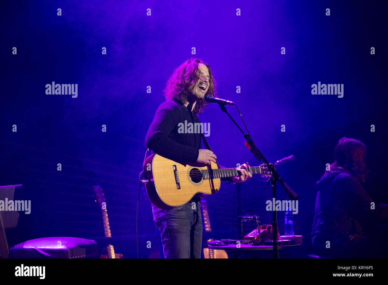 The American singer, songwriter and guitarist Chris Cornell performs a ...