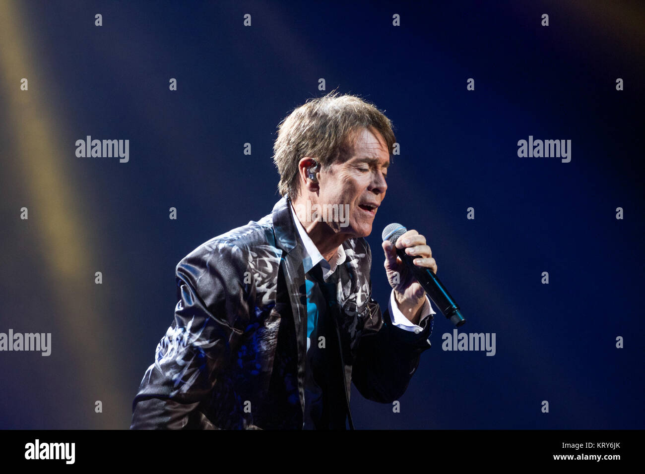 The British singer, songer and musician Sir Cliff Richard performs a ...