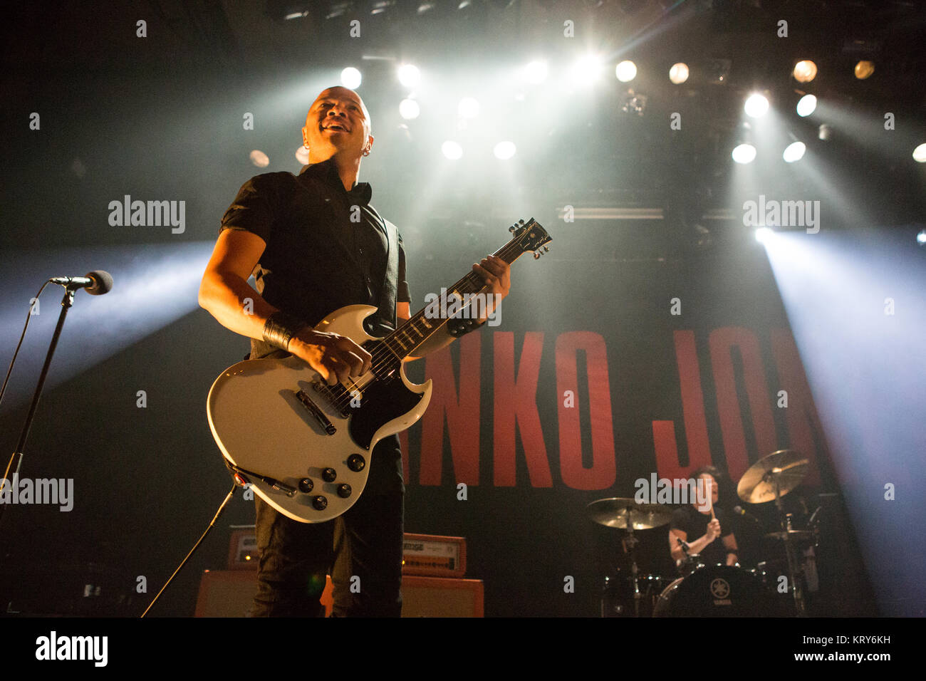 The Canadian rock band Danko Jones performs a live concert at ...