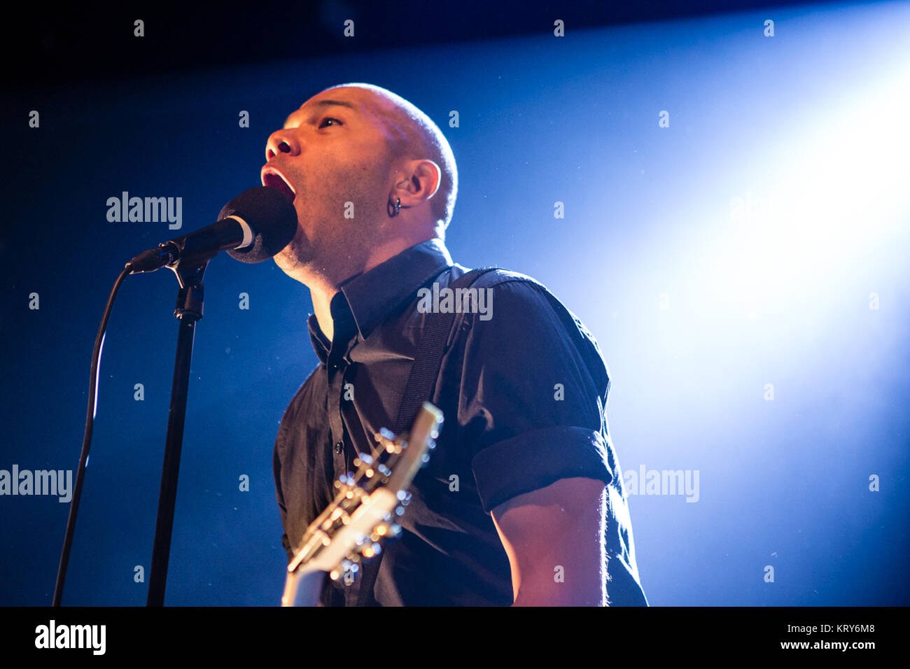 The Canadian rock band Danko Jones performs a live concert at ...