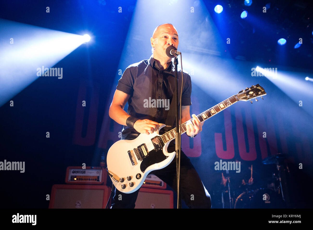 The Canadian rock band Danko Jones performs a live concert at ...