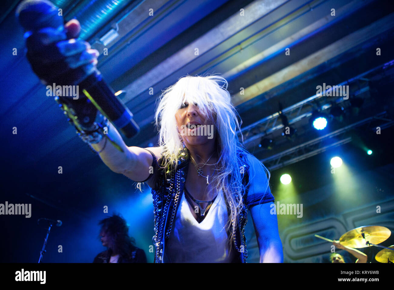 The German heavy metal singer and songwriter Doro performs a live ...