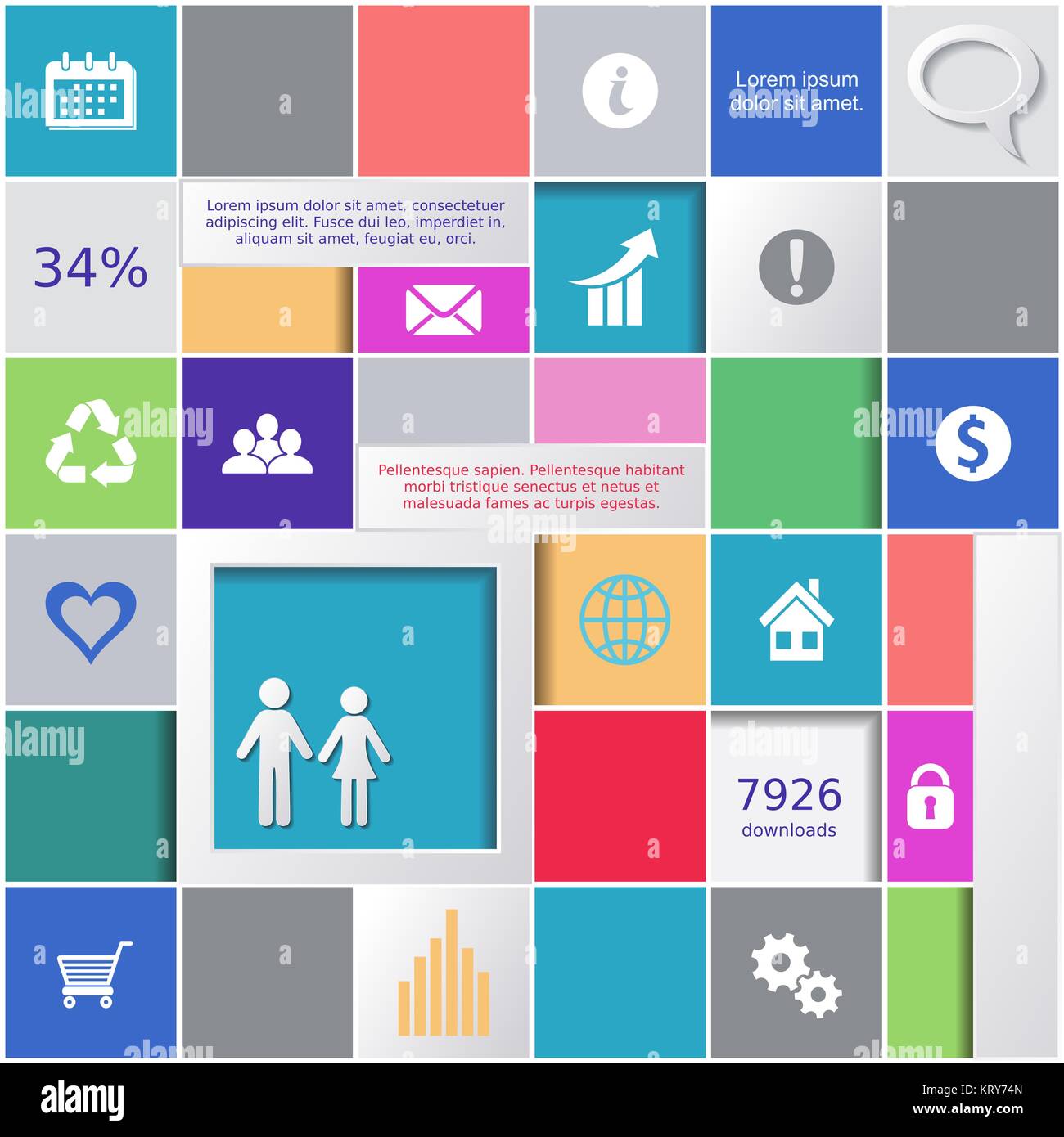 Fresh infographic elements hi-res stock photography and images - Alamy