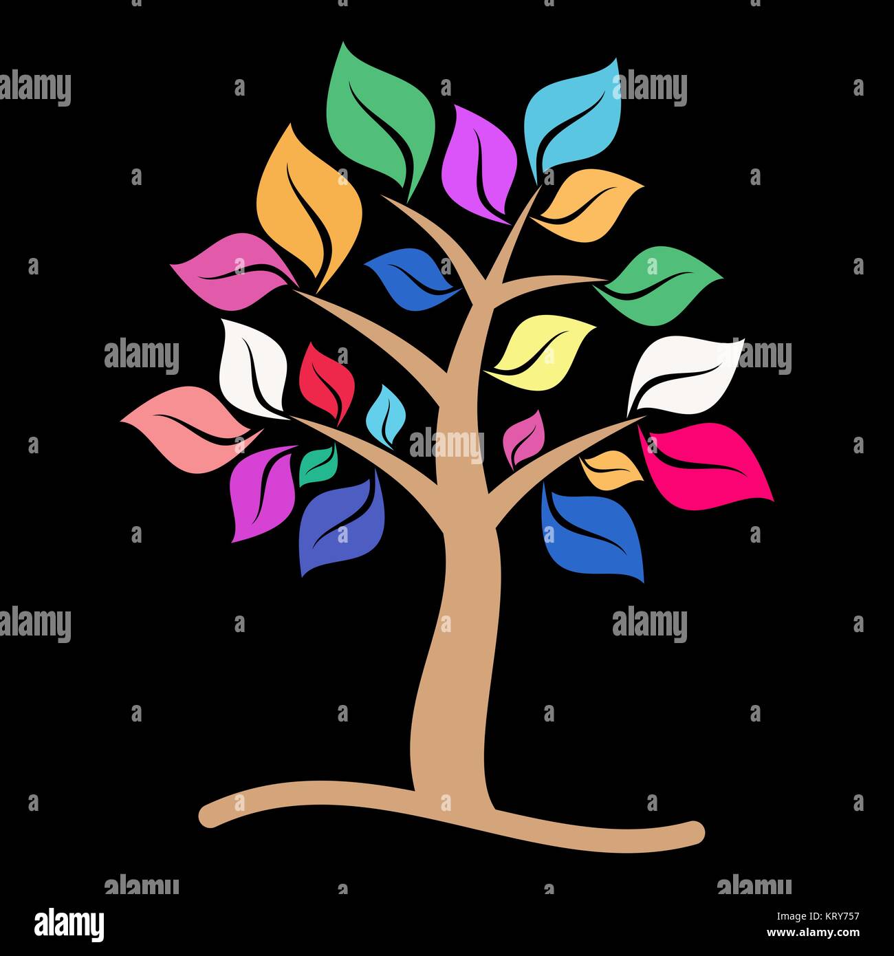 Tree root illustration hi-res stock photography and images - Alamy