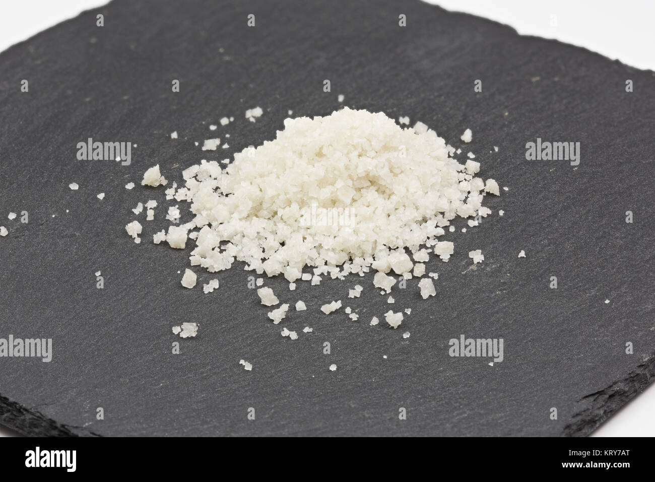 heap of coarse salt on stone surface Stock Photo - Alamy
