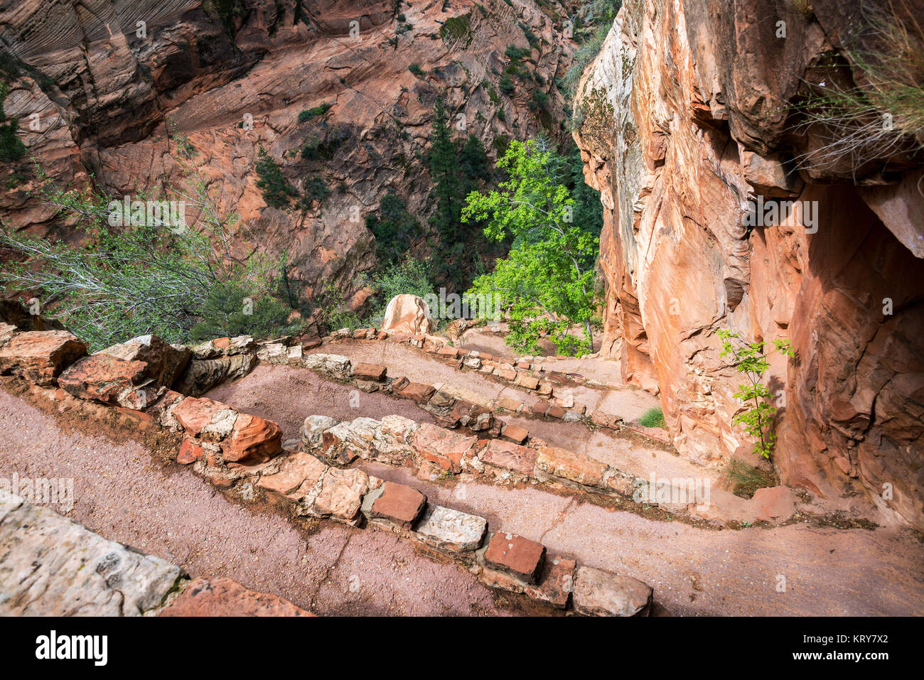 Path to Angel's Landing Stock Photo - Alamy