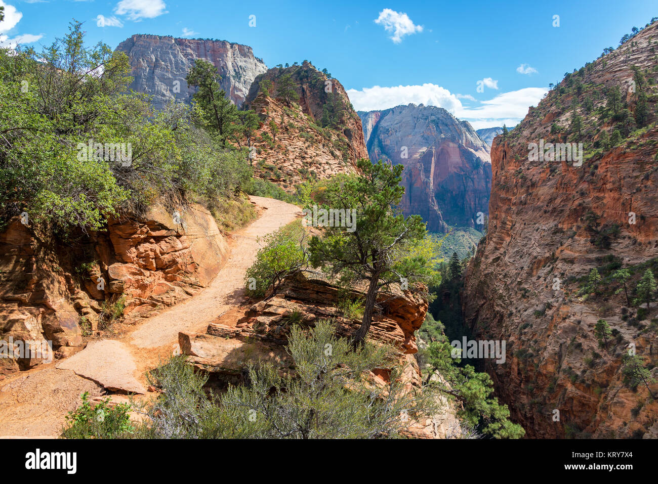Path to Angel's Landing Stock Photo - Alamy