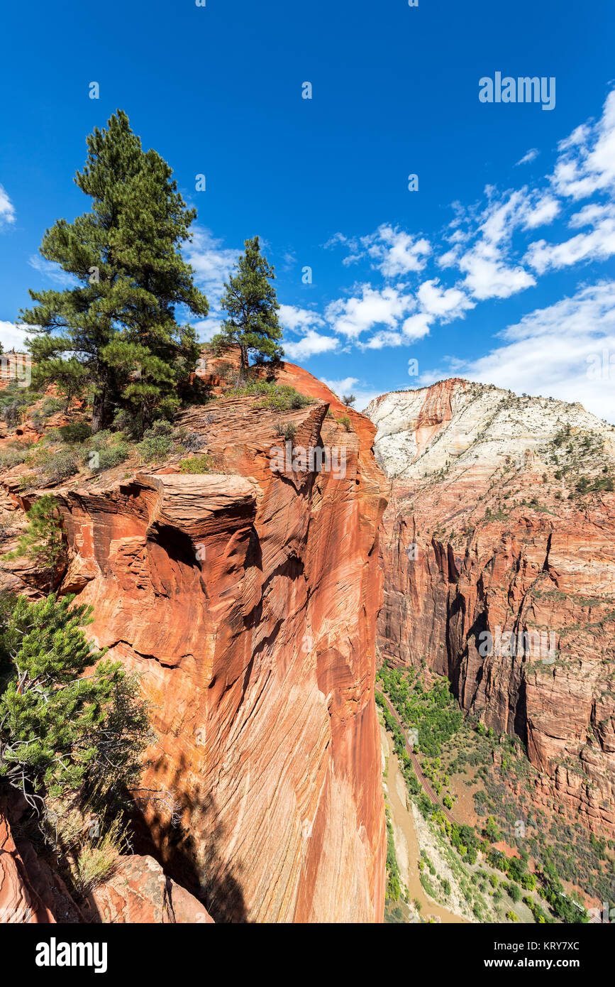 Zion Canyon Landscape Stock Photo - Alamy