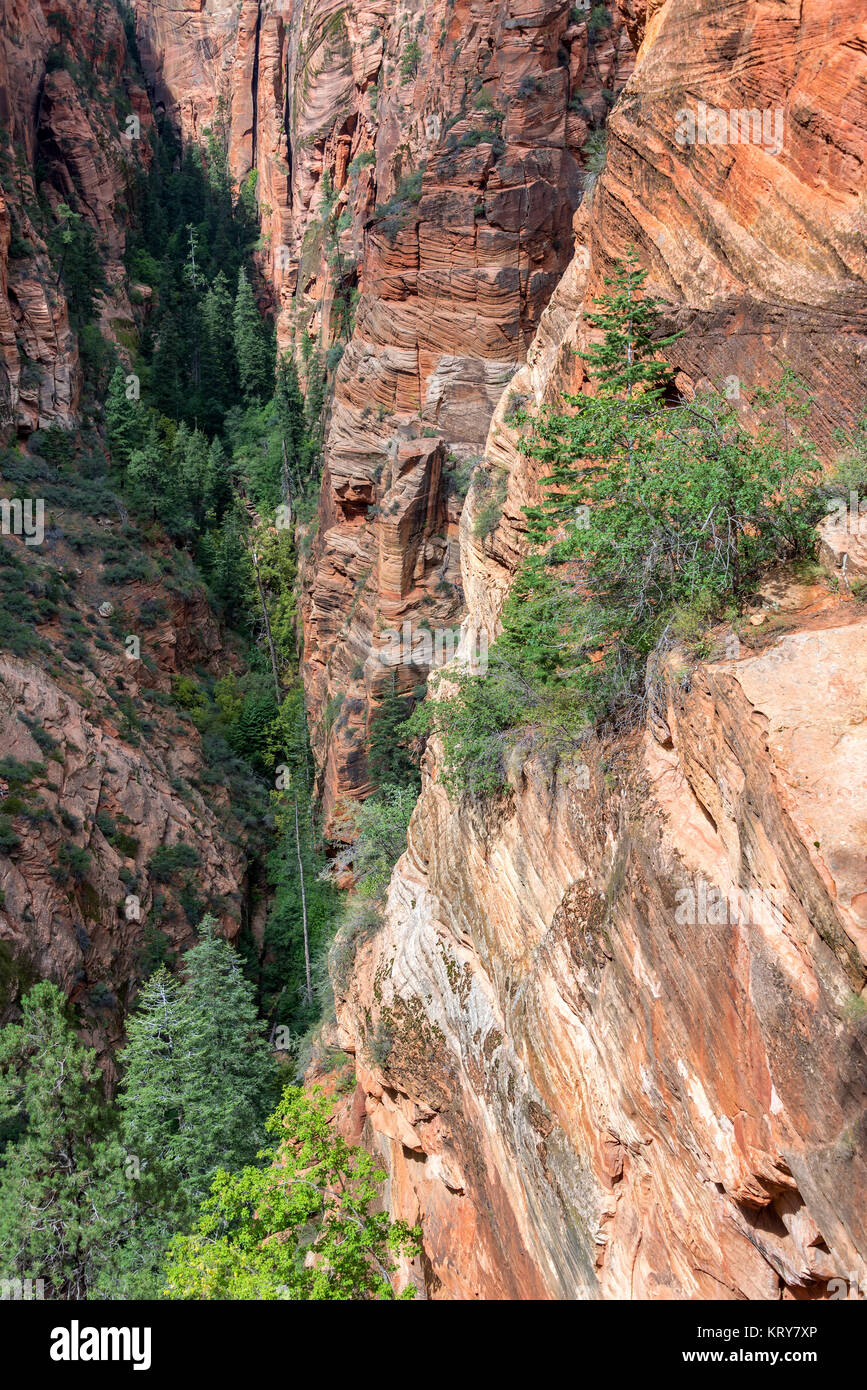 Red and Green Landscape Stock Photo - Alamy