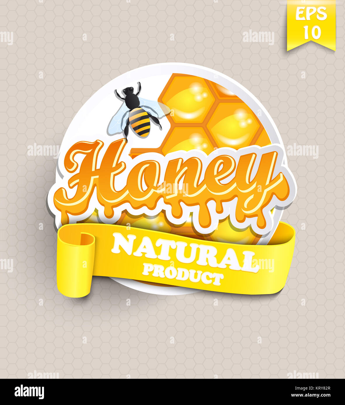 Premium quality honey design hi-res stock photography and images - Alamy