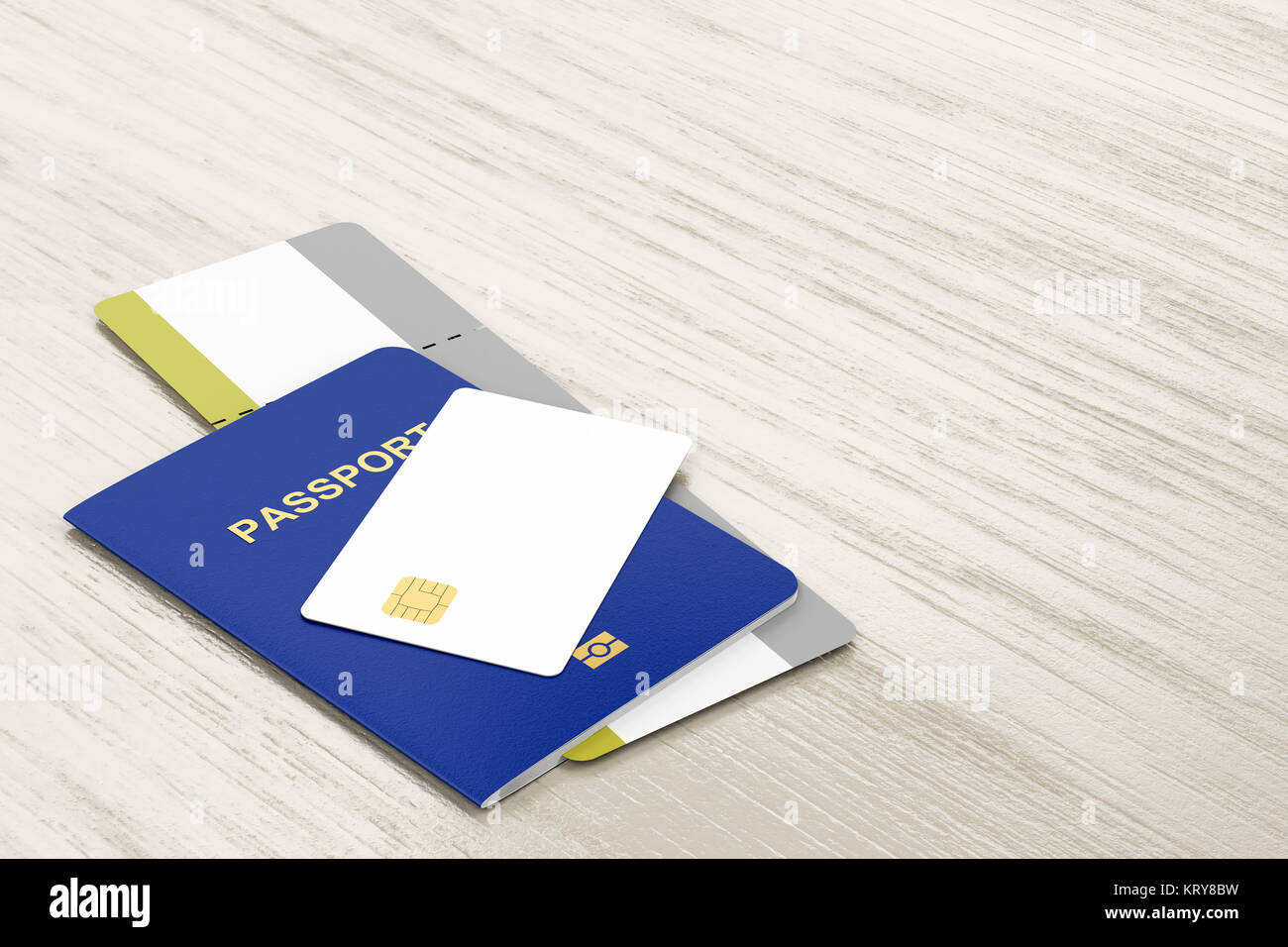 Passport, bank card and boarding pass Stock Photo - Alamy