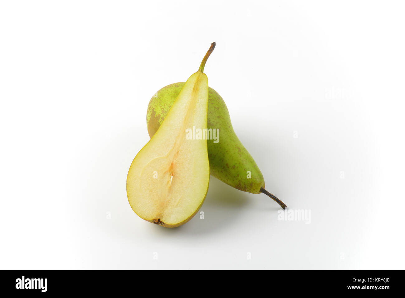 one and a half pears Stock Photo - Alamy