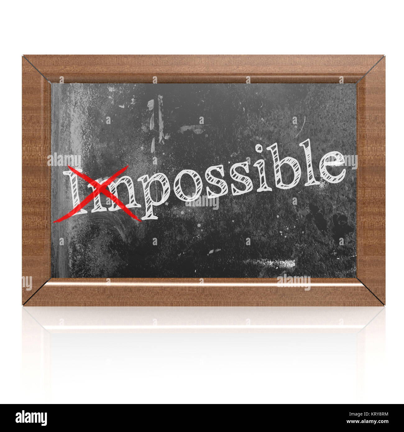 The impossible can be possible Stock Photo - Alamy