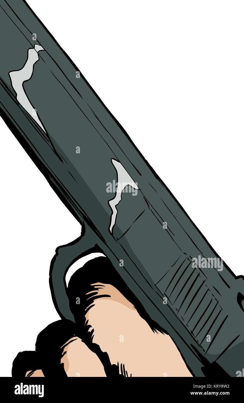 Trigger finger illustration hi-res stock photography and images - Alamy