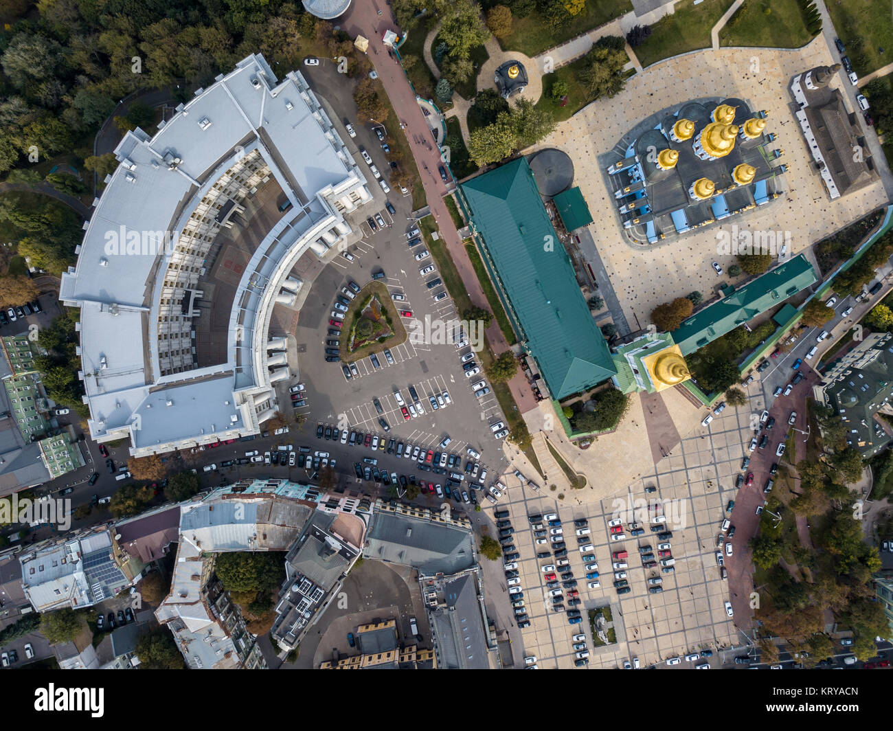Aerial photo of cityscape Stock Photo - Alamy