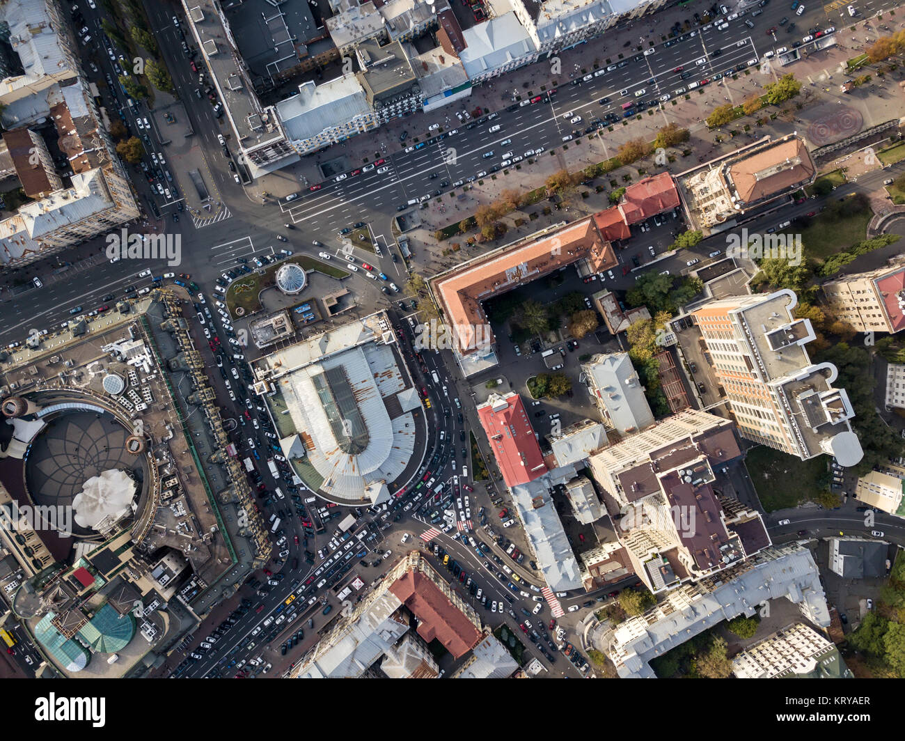 Kiev ukraine aerial view road hi-res stock photography and images - Alamy