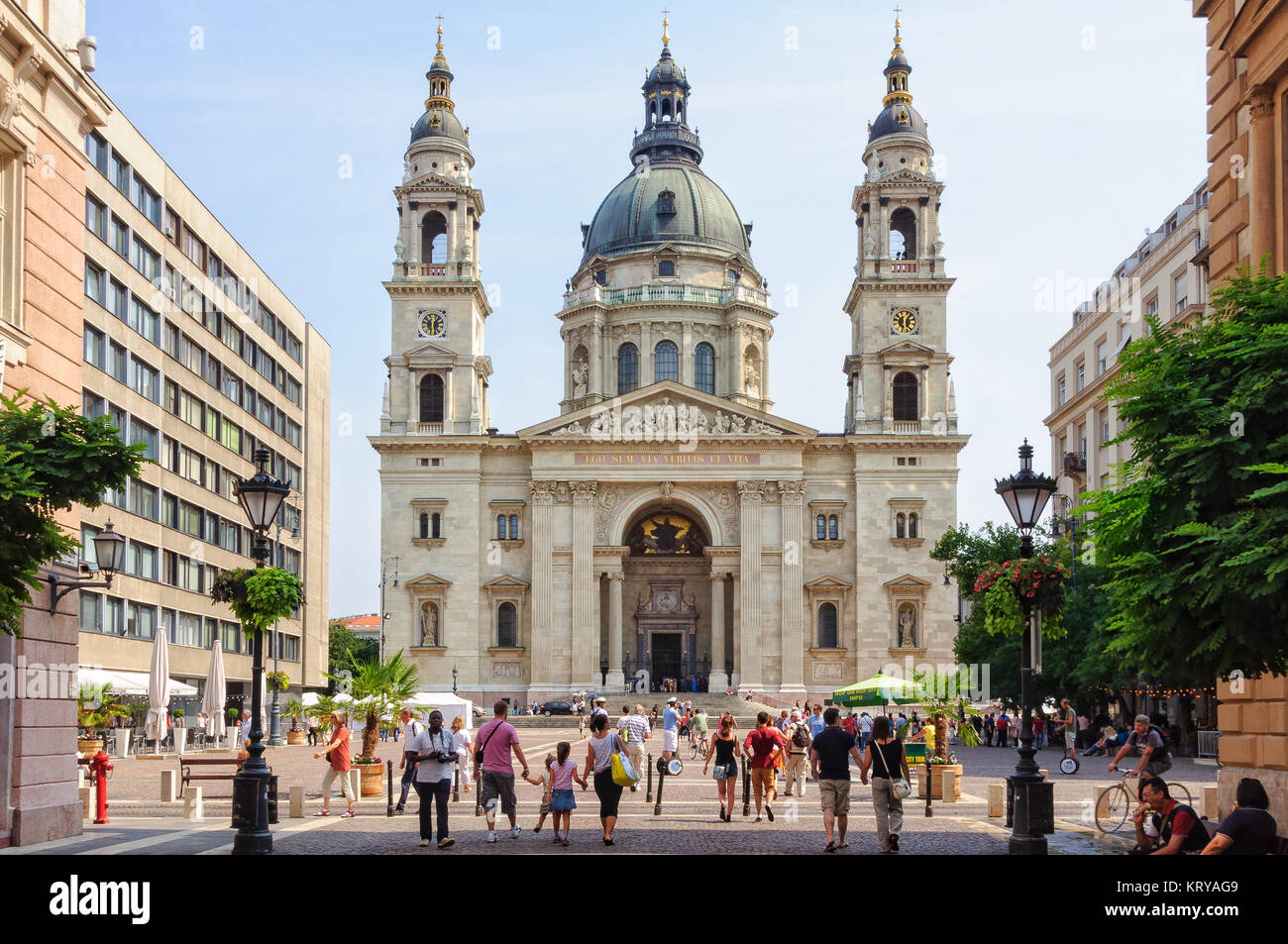 Basilica of St Stephen in Budapest is the largest church of Hungary ...