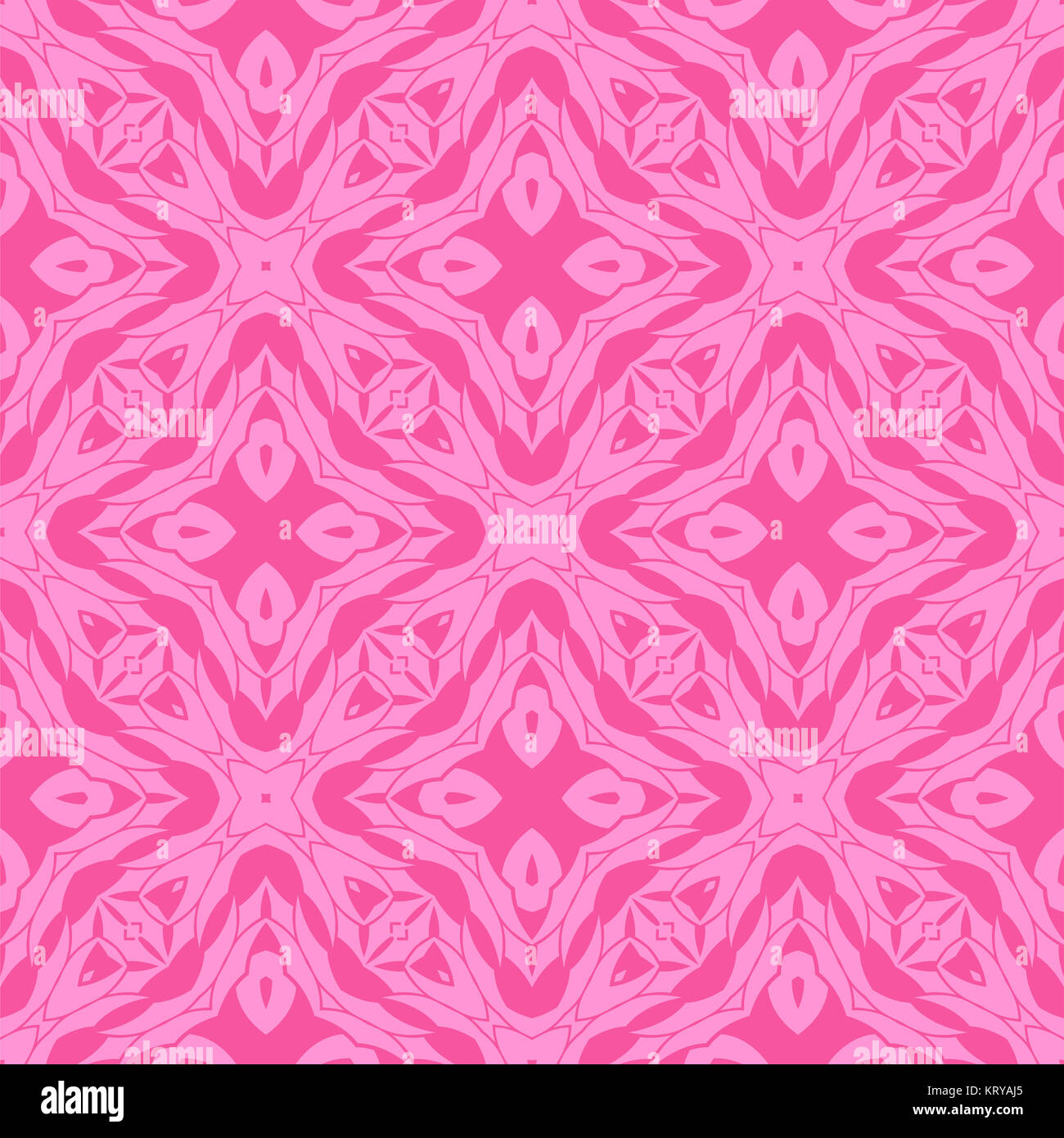Pink Ornamental Seamless Line Pattern Stock Photo - Alamy