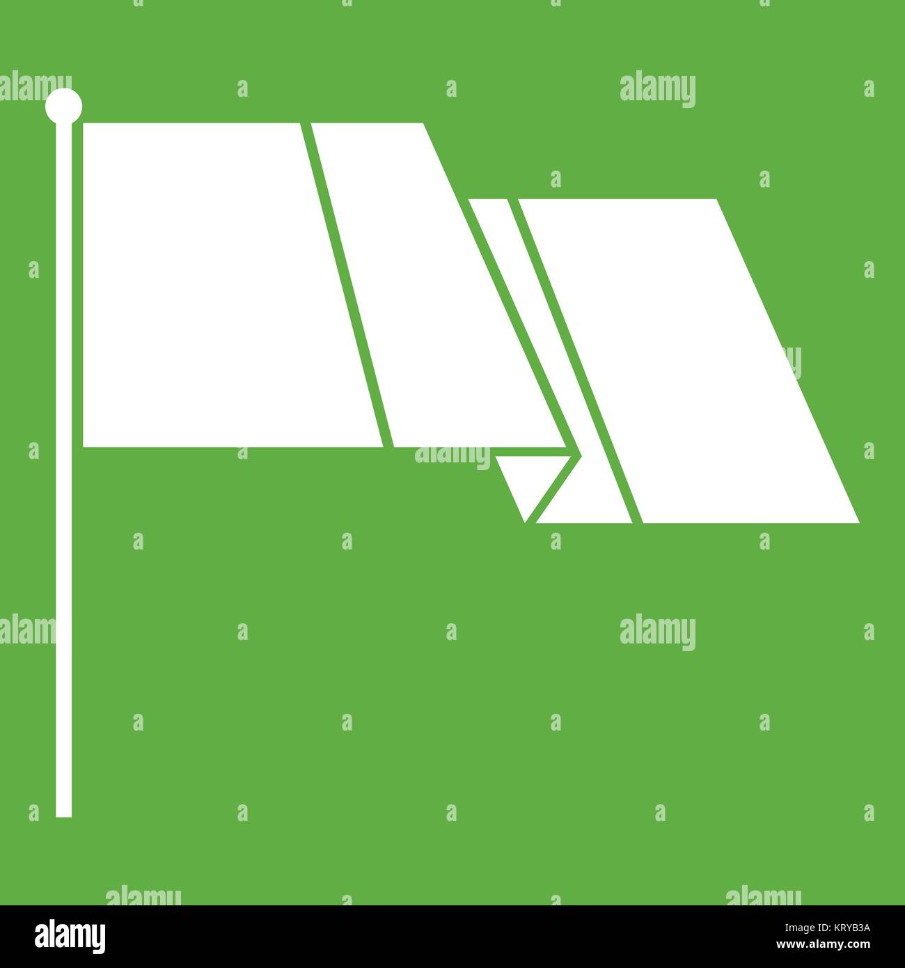 Flag icon green Stock Vector Image & Art - Alamy