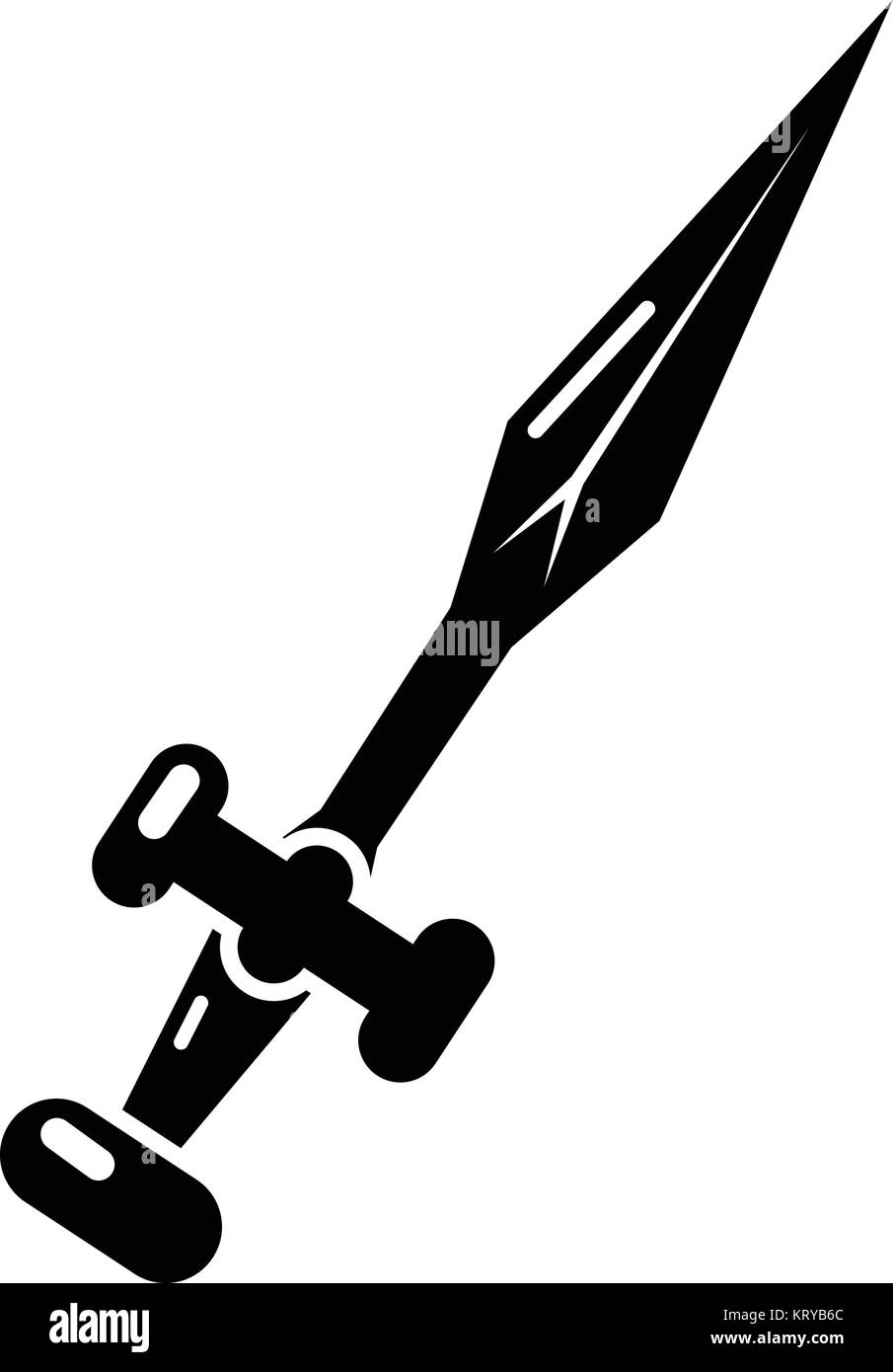 Sword icon, simple black style Stock Vector Image & Art - Alamy