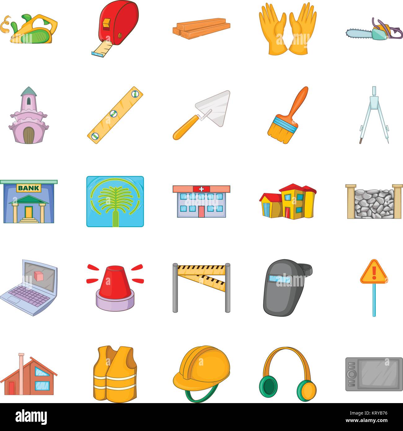 Elite development icons set, cartoon style Stock Vector Image & Art - Alamy