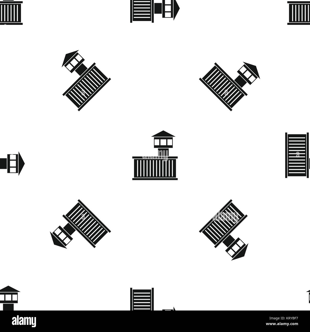 Federal prison exterior Stock Vector Images - Alamy