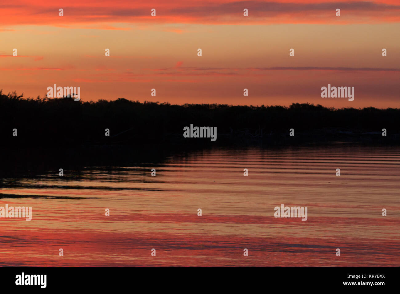 Reflections over water Stock Photo - Alamy