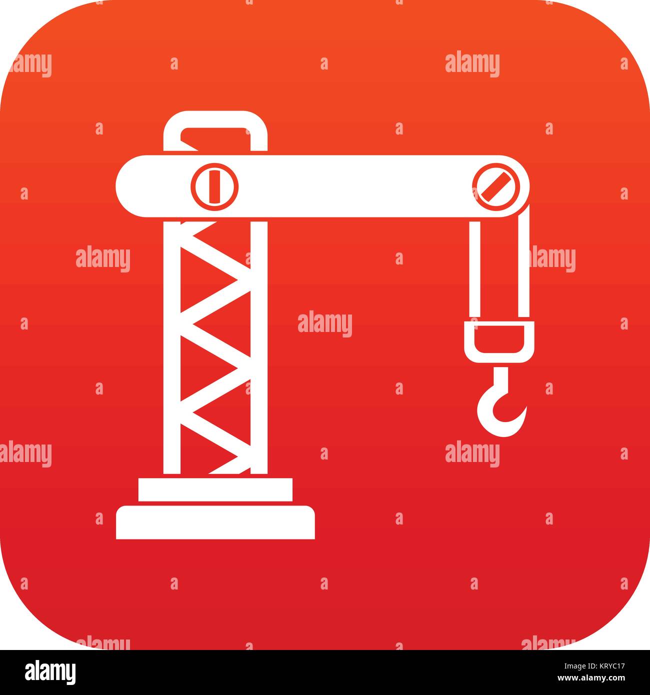 Crane digital art Stock Vector Images - Alamy