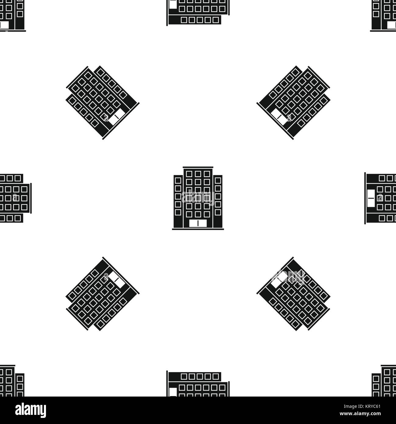 Skyscraper pattern seamless black Stock Vector Image & Art - Alamy