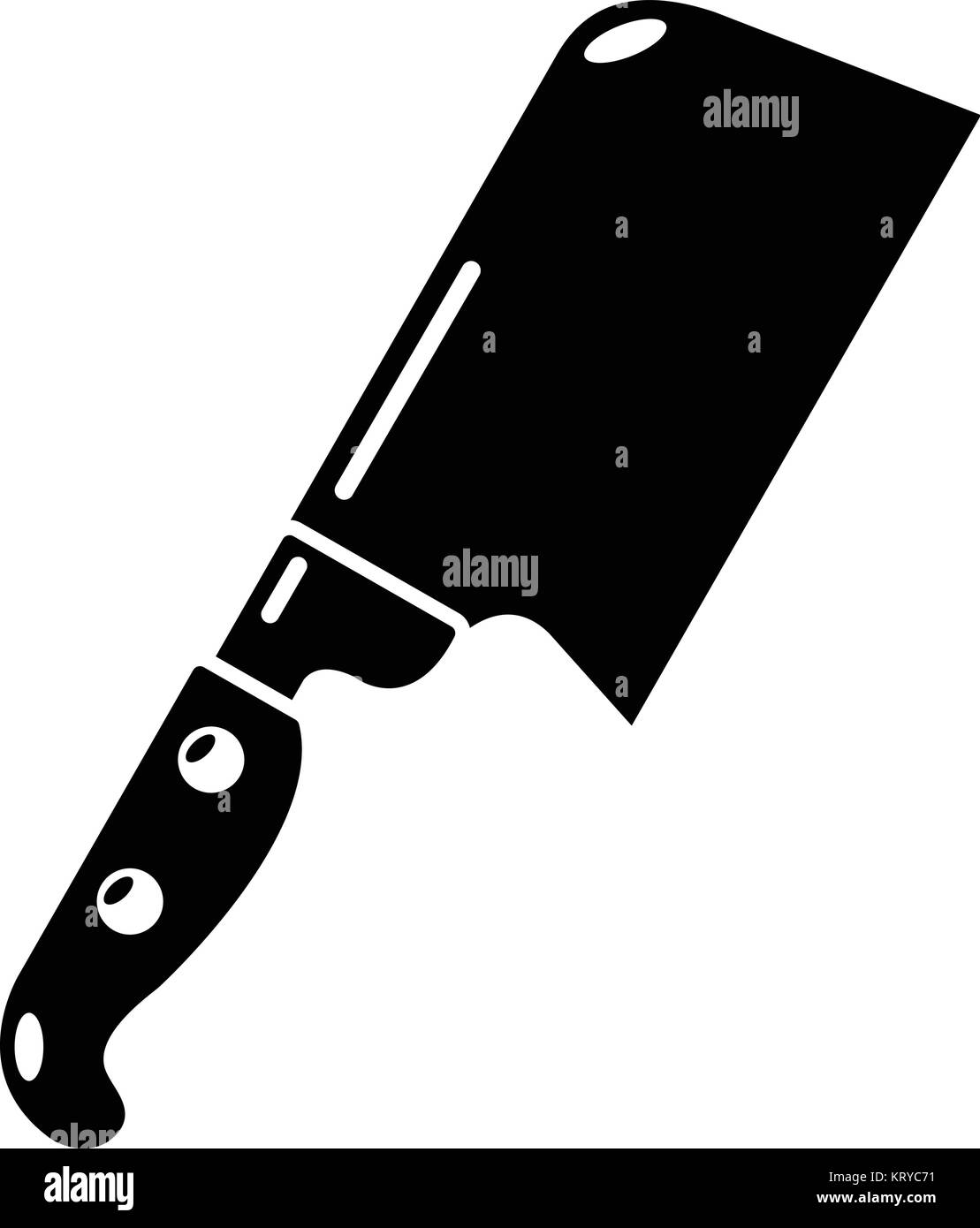 Knife meat icon, simple black style Stock Vector Image & Art - Alamy