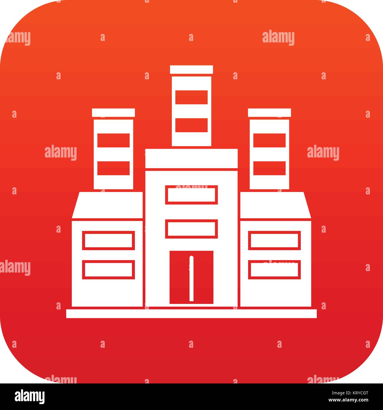 Refinery icon digital red Stock Vector Image & Art - Alamy
