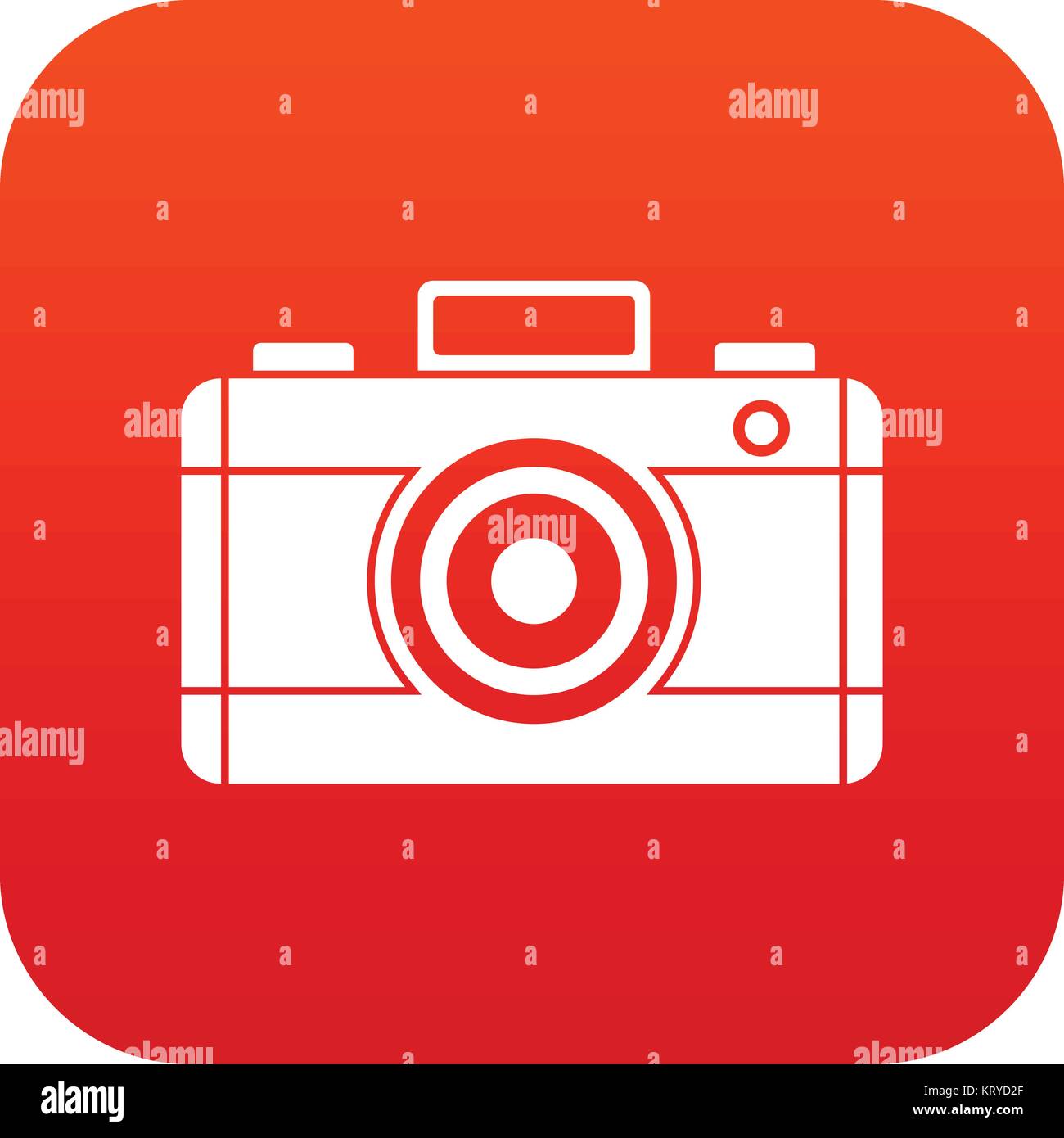 Photo camera icon digital red Stock Vector Image & Art - Alamy