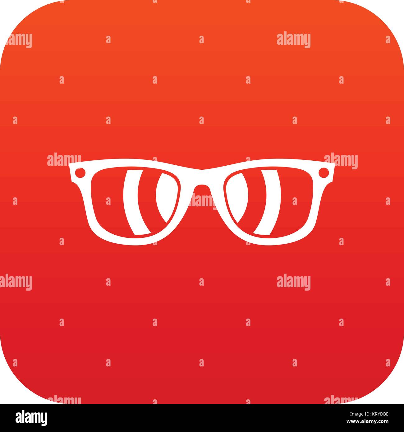 Sunglasses icon digital red Stock Vector Image & Art - Alamy