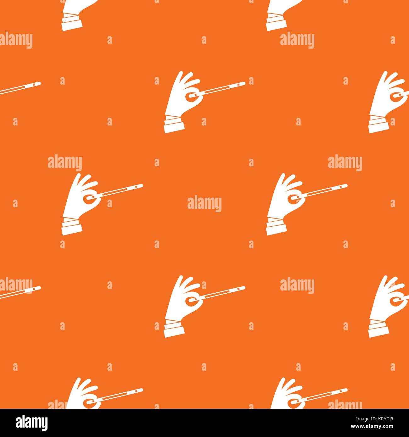 Magician hand with a magic wand pattern seamless Stock Vector Image ...