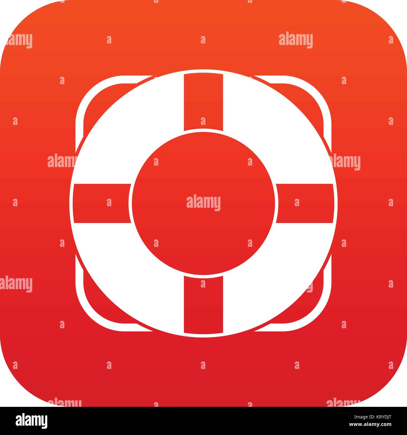 Lifeline icon digital red Stock Vector Image & Art - Alamy
