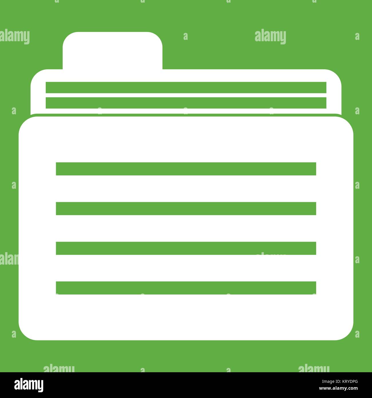 File folder icon green Stock Vector Image & Art - Alamy