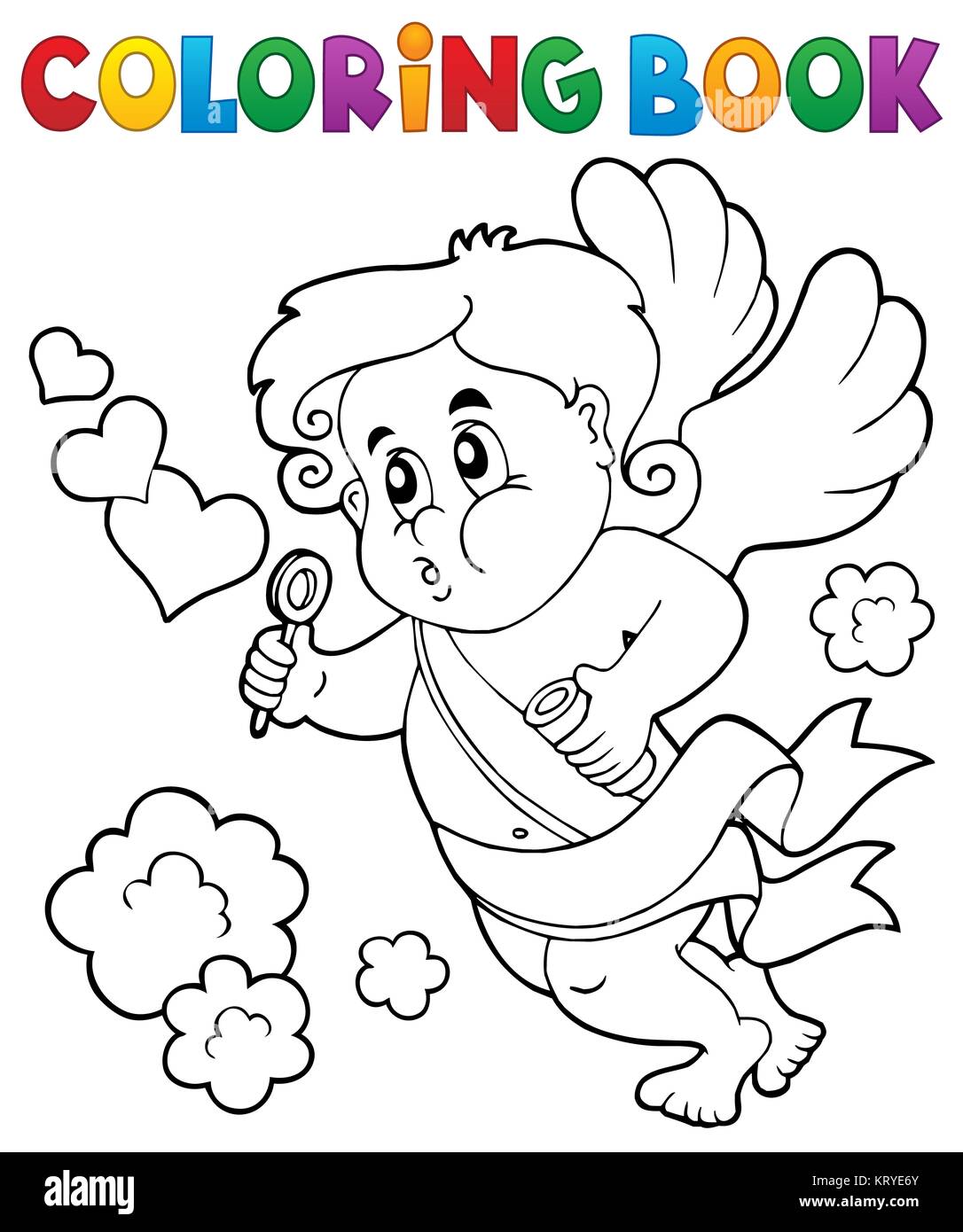 Outline cupid hi-res stock photography and images - Alamy