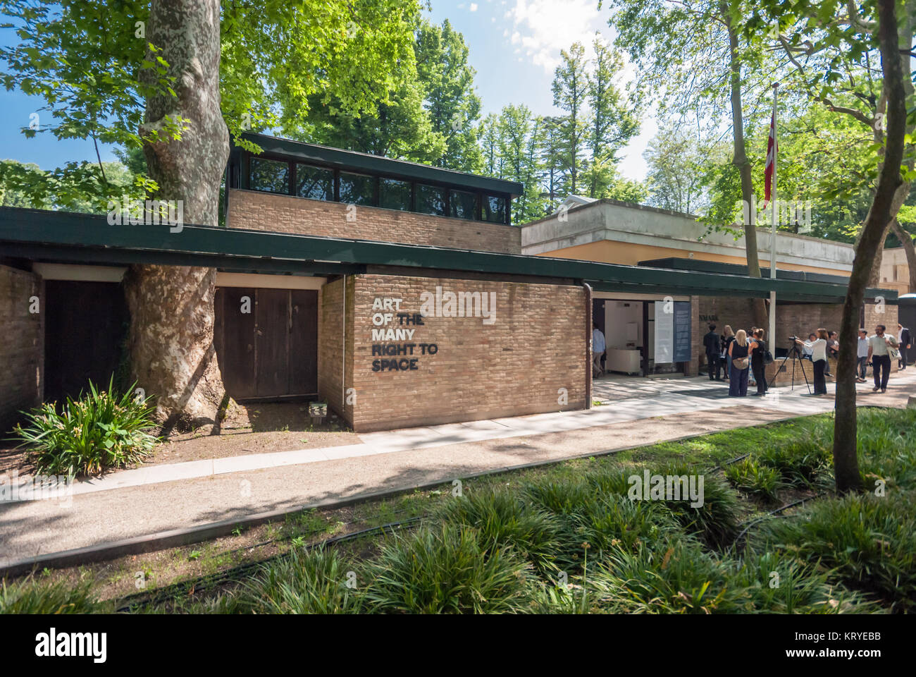 Danish pavilion, Venice Biennale Gardens, designed by architect Carl ...