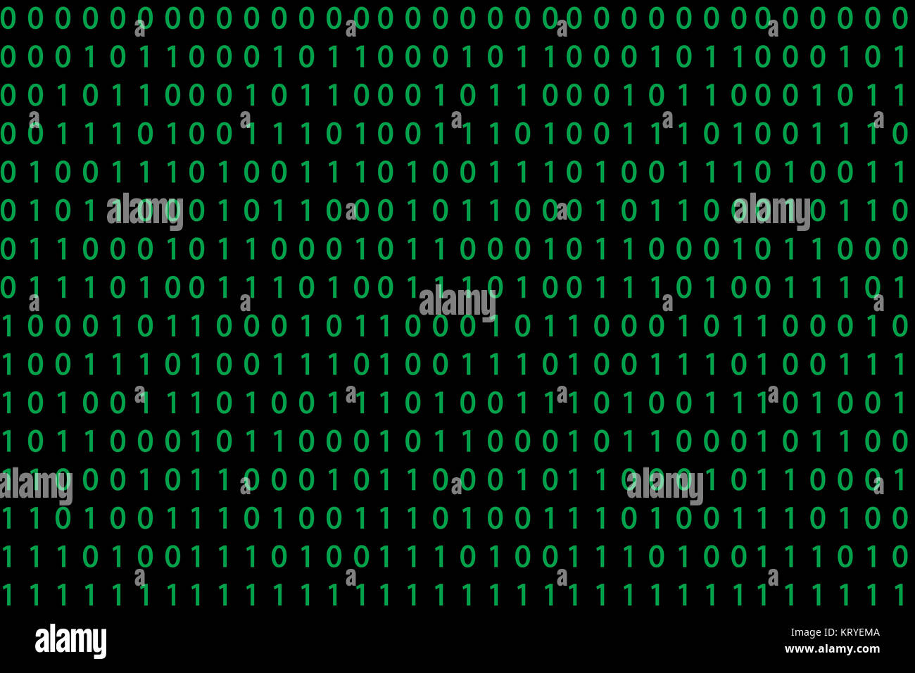 Seamless pattern with binary code Stock Photo - Alamy