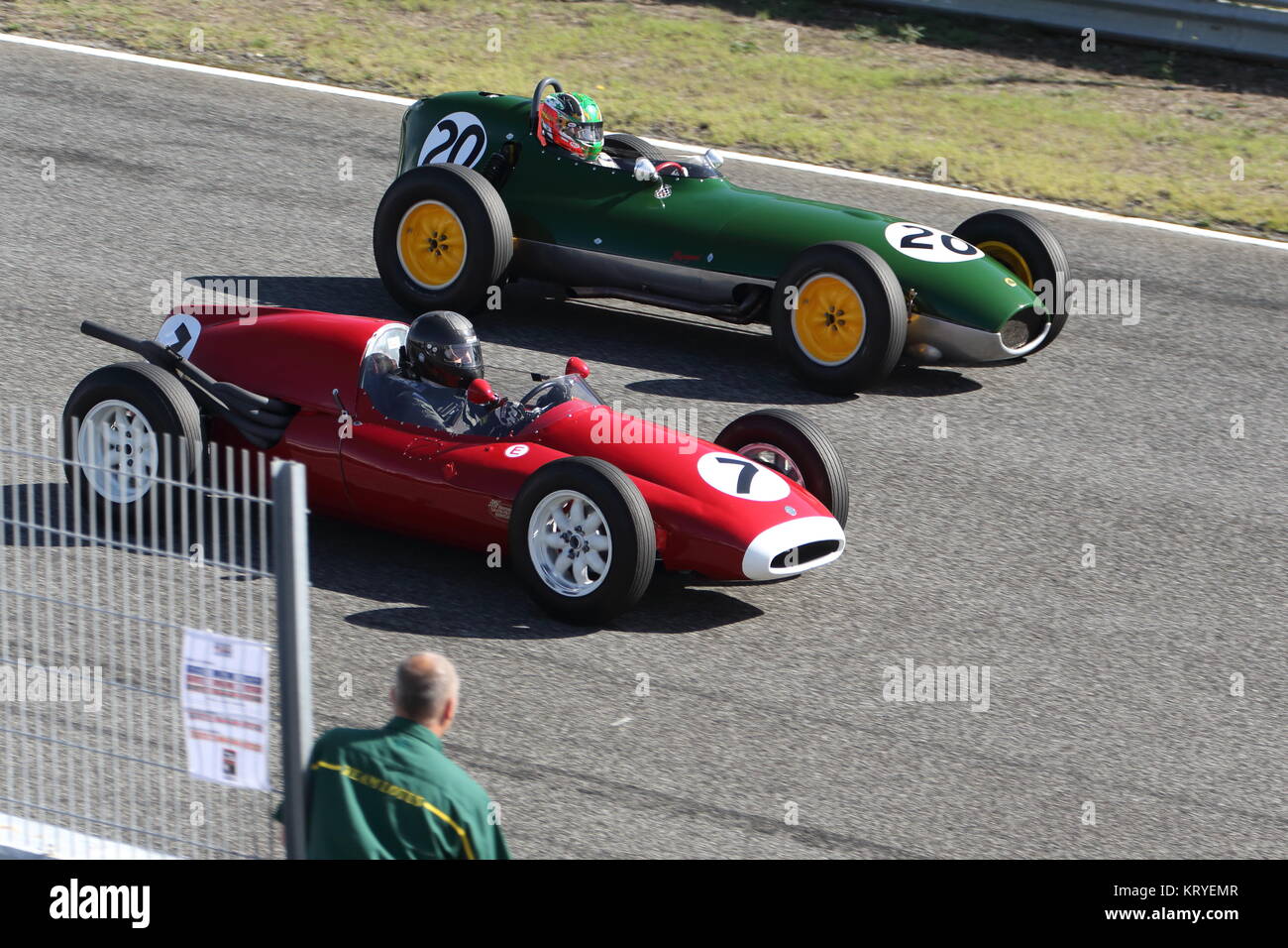 Classic Racing Cars competing over a weekend in Estoril, Portugal, in ...