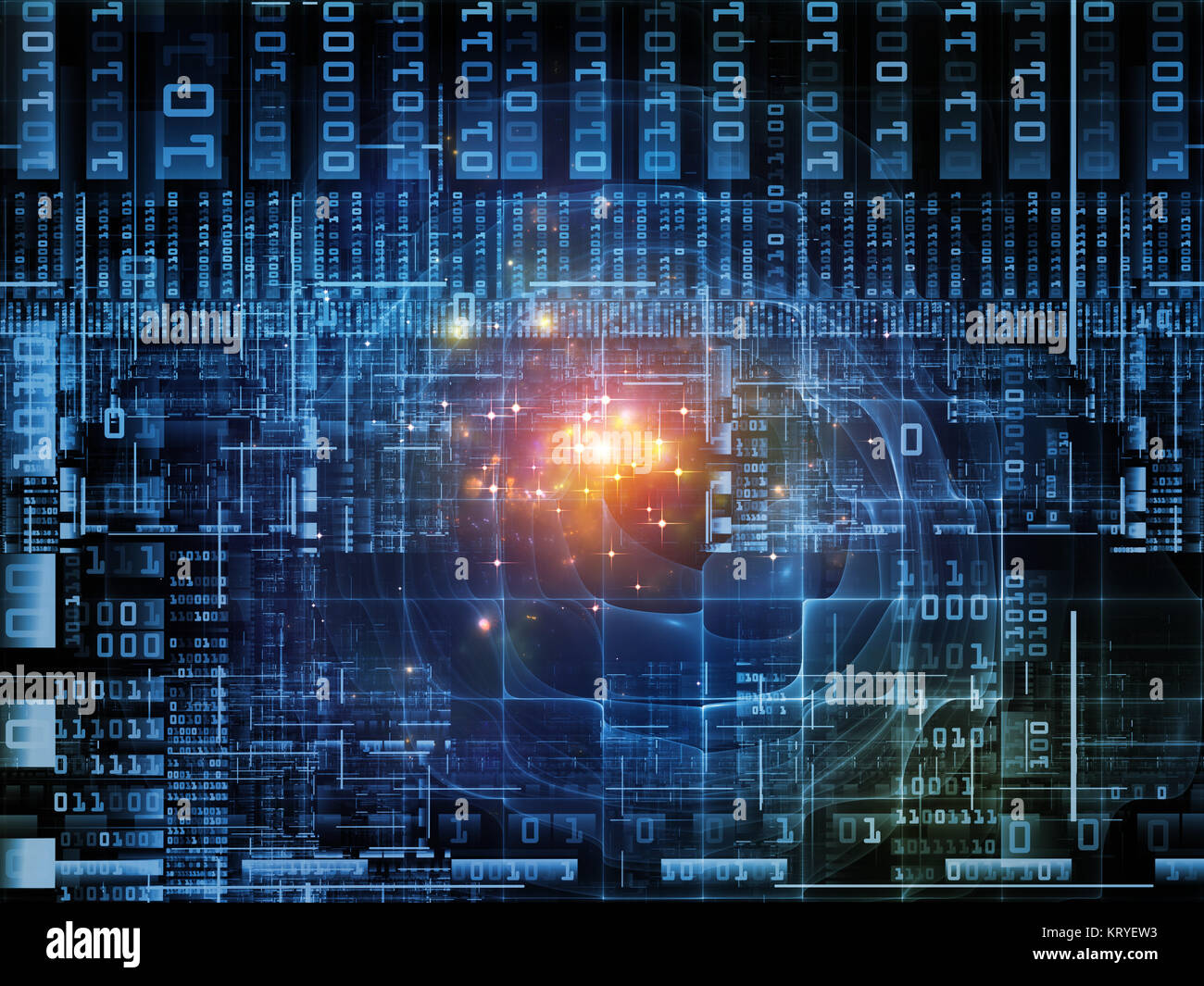 Energy of Technology Links Stock Photo - Alamy