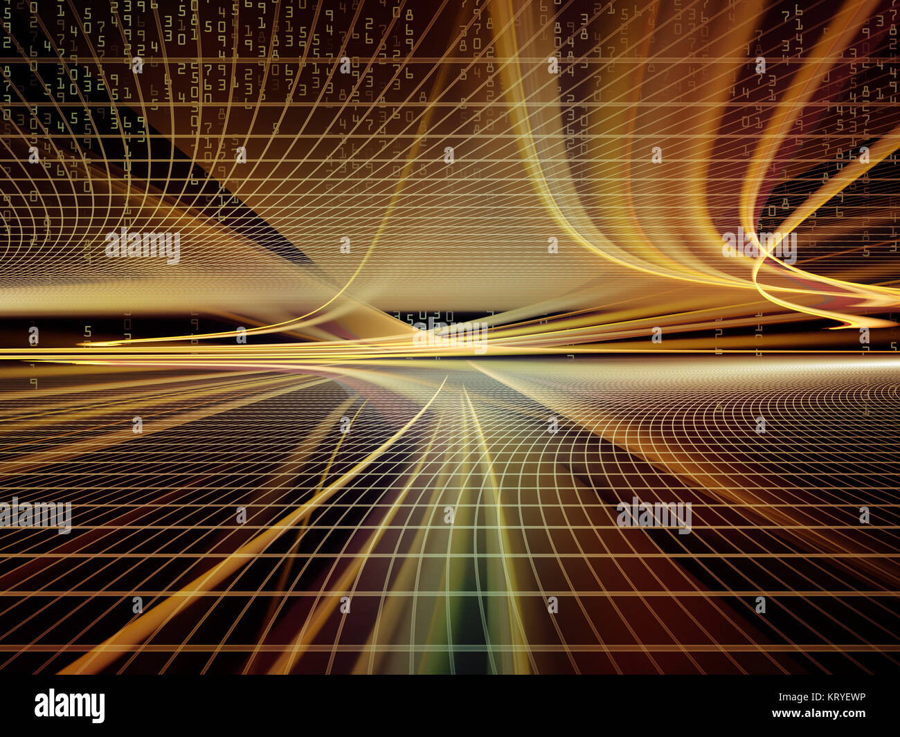 Paths of the Virtual World Stock Photo - Alamy