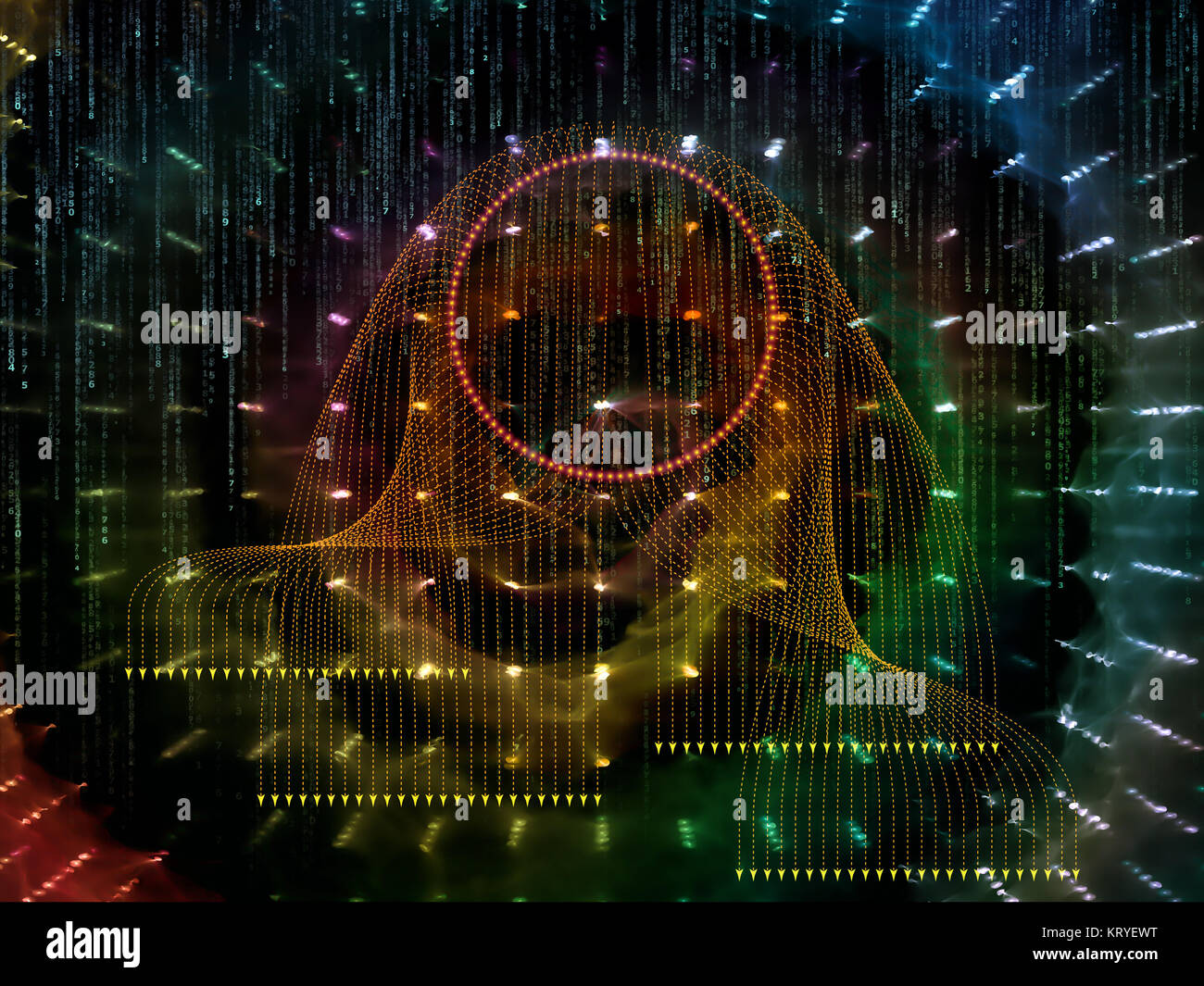 Unfolding of Technology Links Stock Photo - Alamy