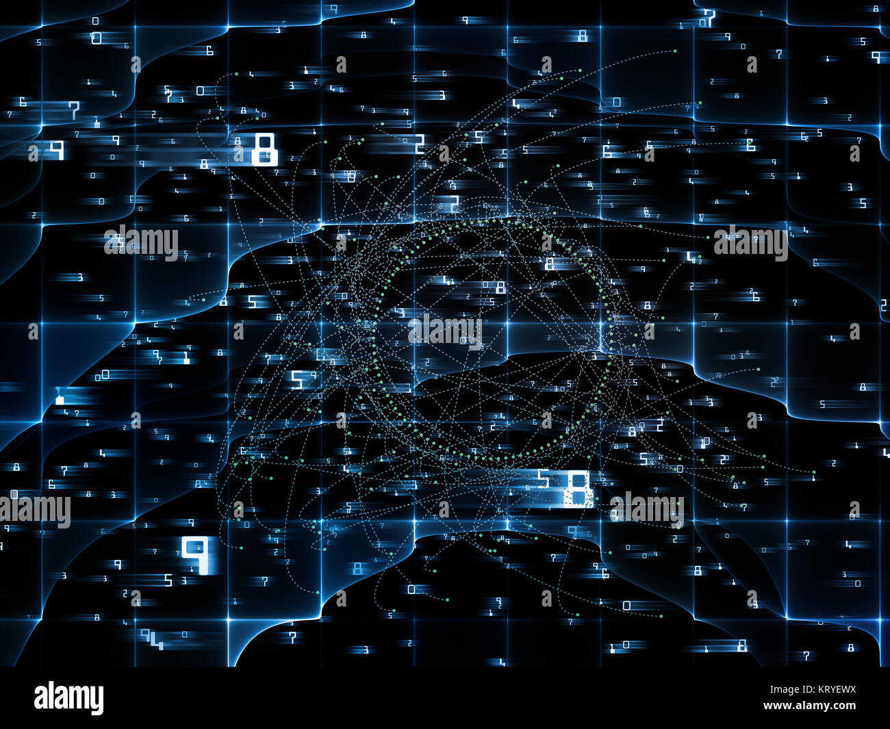 Illusions of Technology Links Stock Photo - Alamy