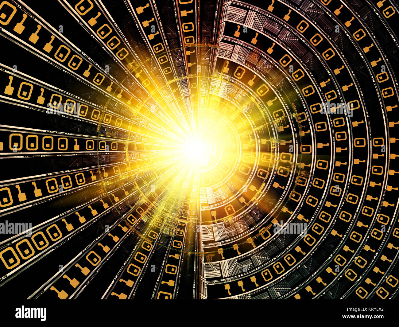 Propagation of World of Numbers Stock Photo - Alamy