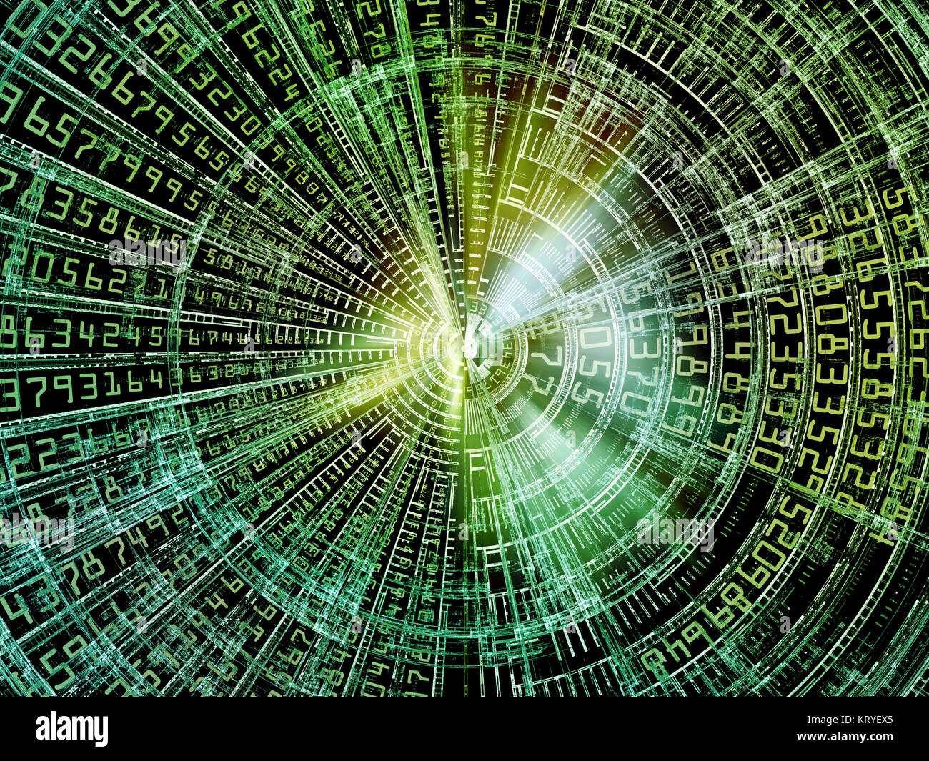 Propagation of World of Numbers Stock Photo - Alamy